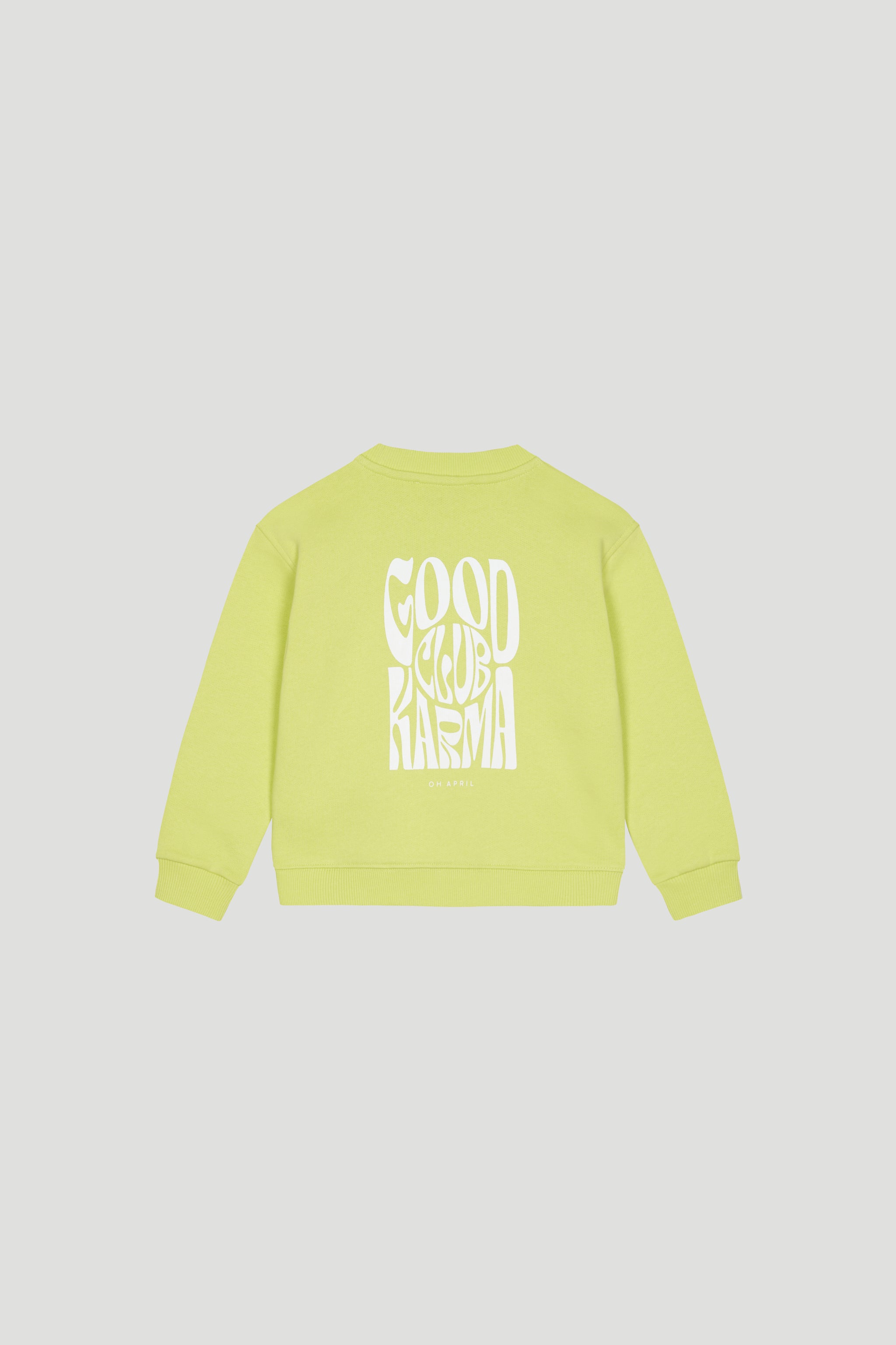 Kids Sweater Good Karma Club Lime